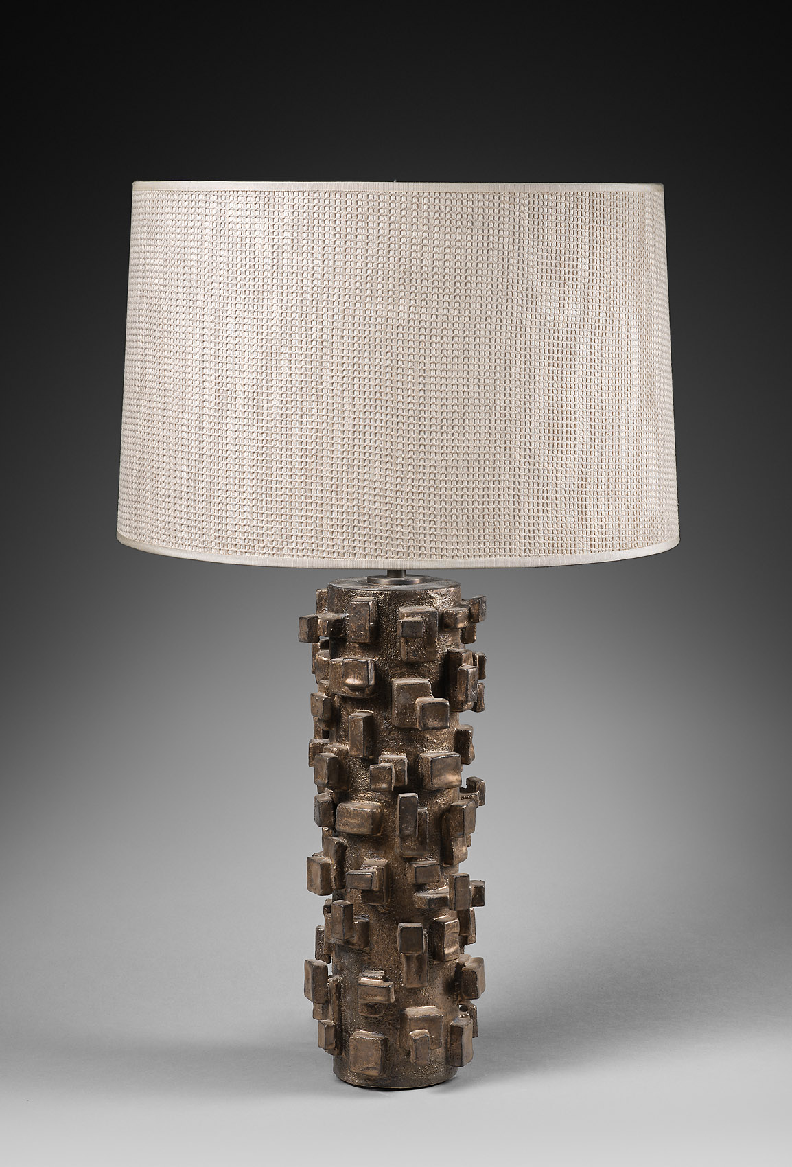 Large bronze "Block" lamp | CHAHAN