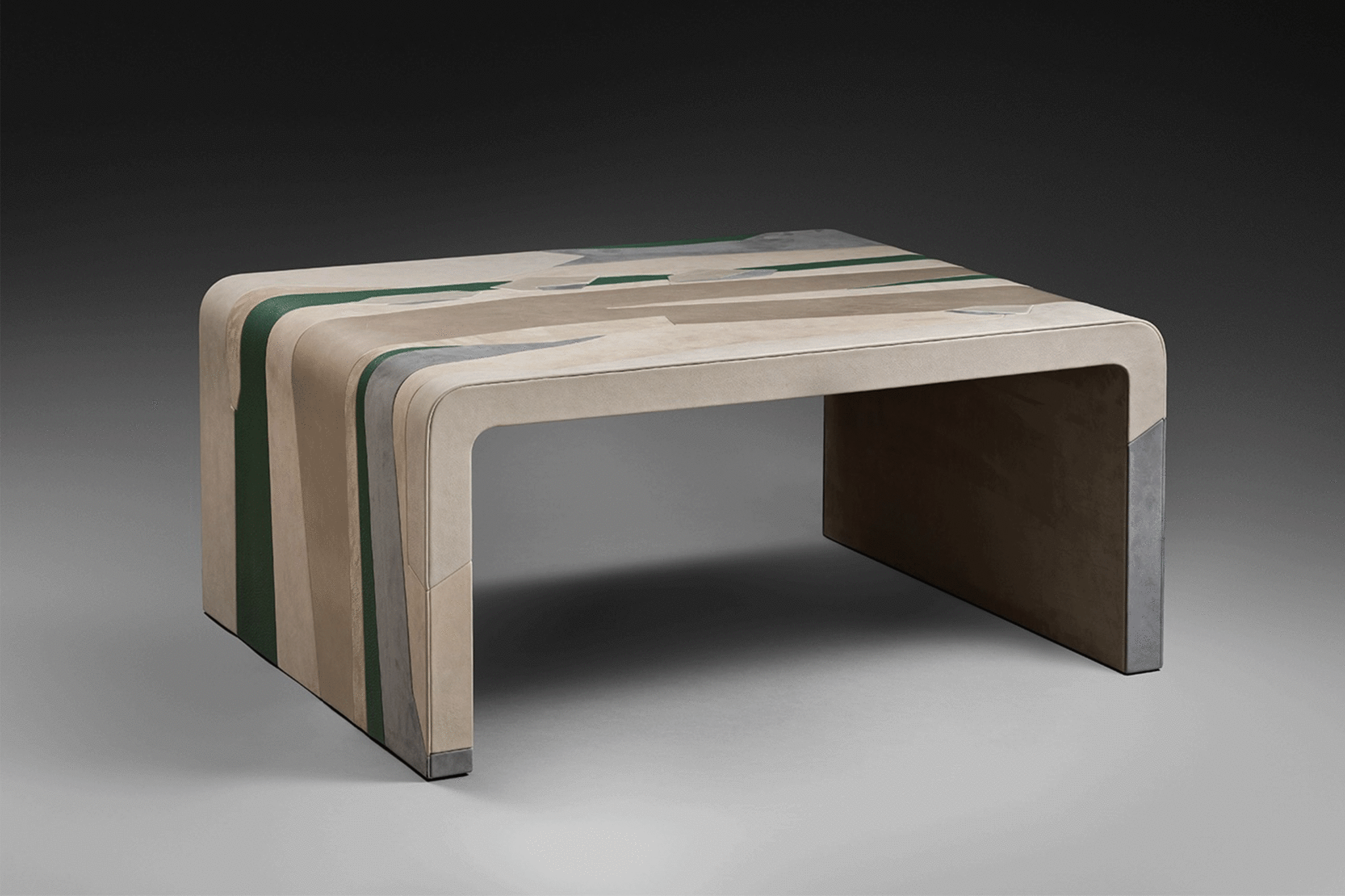 Leather Waterfall table - CHAHAN