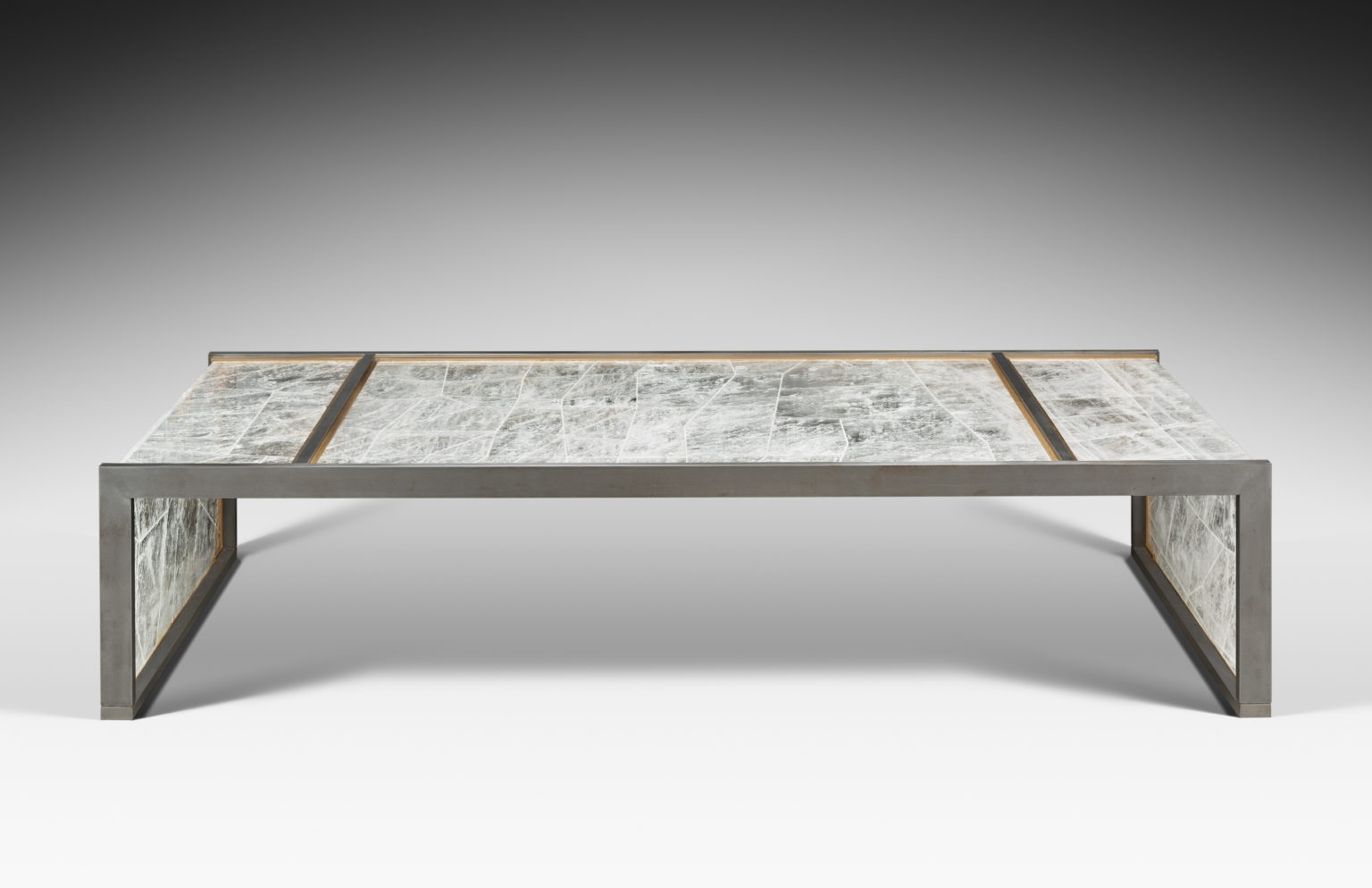 Large rock crystal Waterfall table - CHAHAN