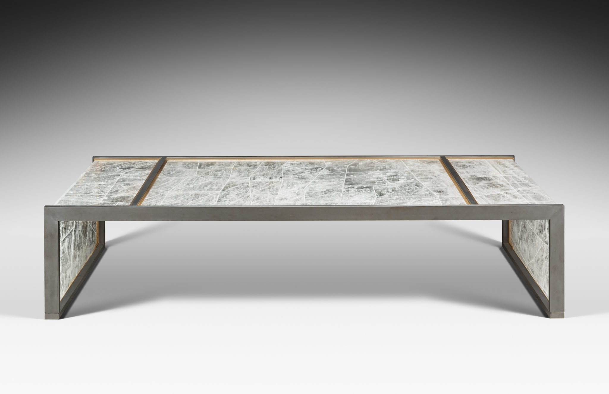 Large rock crystal Waterfall table - CHAHAN