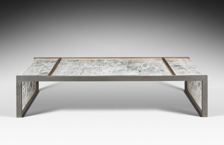 Large rock crystal Waterfall table - CHAHAN