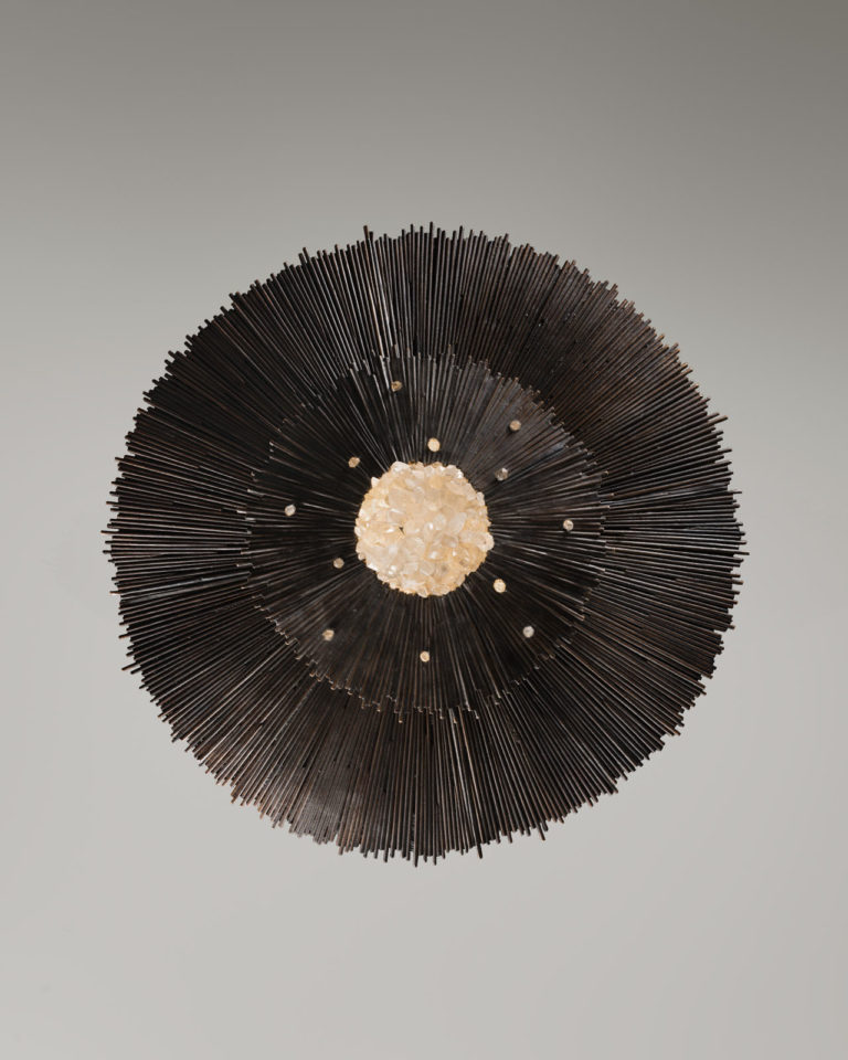 Double dome bronze ceiling light - CHAHAN